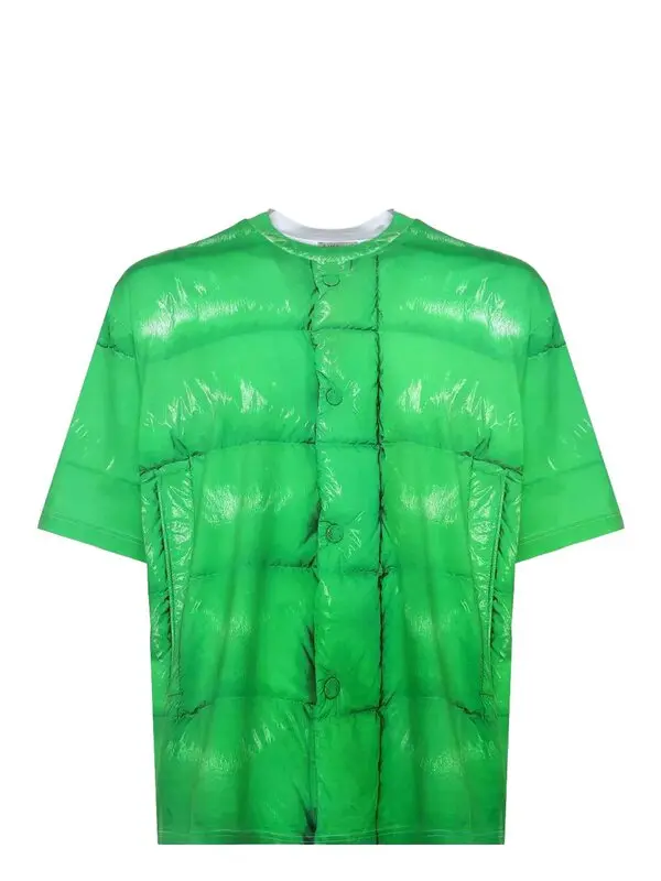 Moncler Padded-print T-shirt - Green