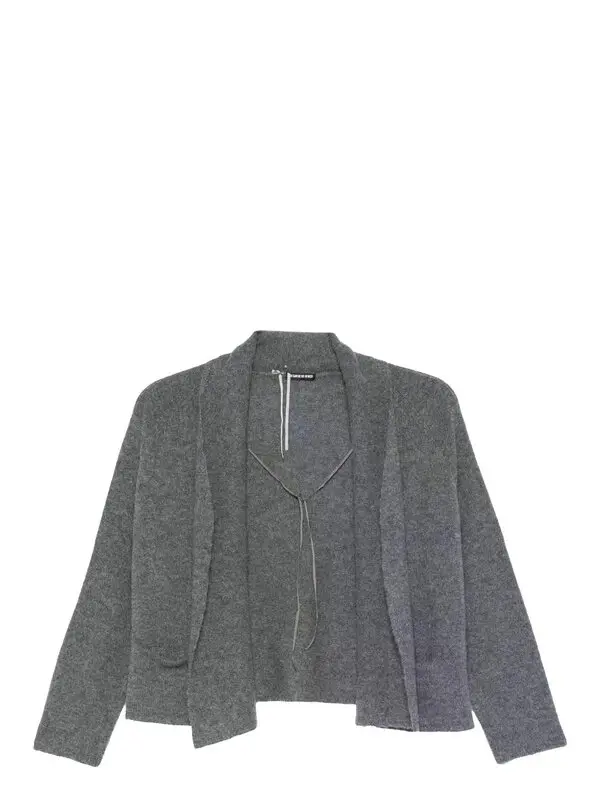 SUSANNE BOMMER Loose-fit Cropped Cardigan - Grey