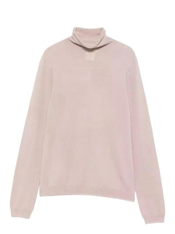 GRAN SASSO Roll-neck Fine Knit Sweater - Pink