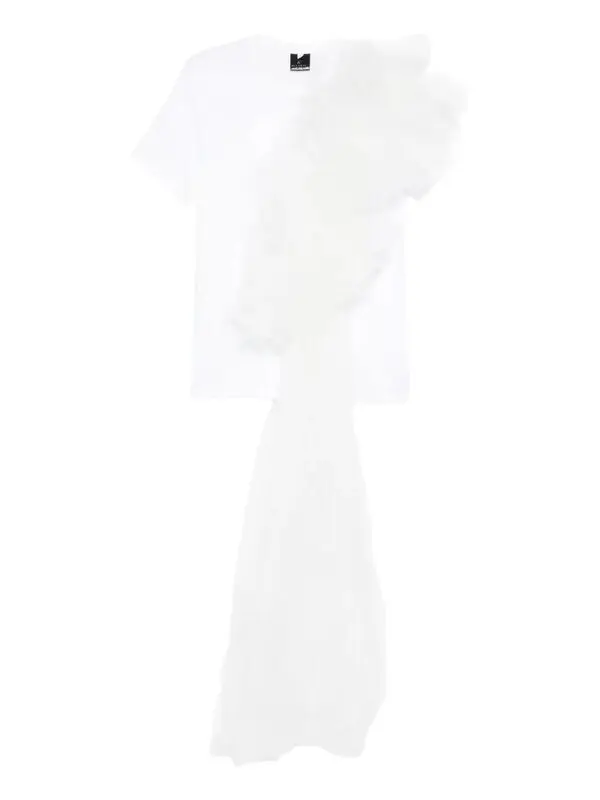 Alchemy Fashions Ruffled T-shirt - White