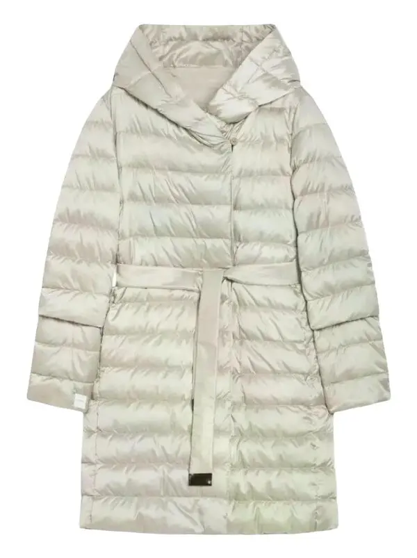 Max Mara Novef Hooded Wrap Coat - Neutrals