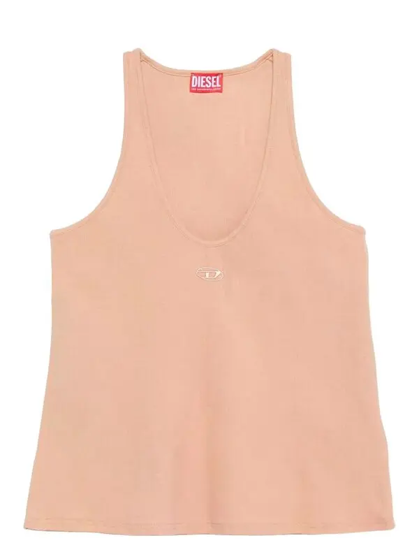 DIESEL® Logo-detail Tank Top - Neutrals