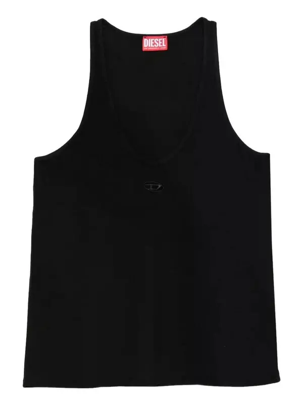 DIESEL® Logo-plaque Top - Black