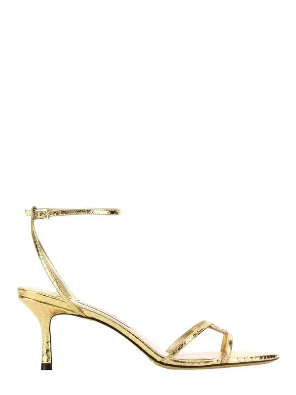 JIMMY CHOO 65mm Leo Sandals - Gold
