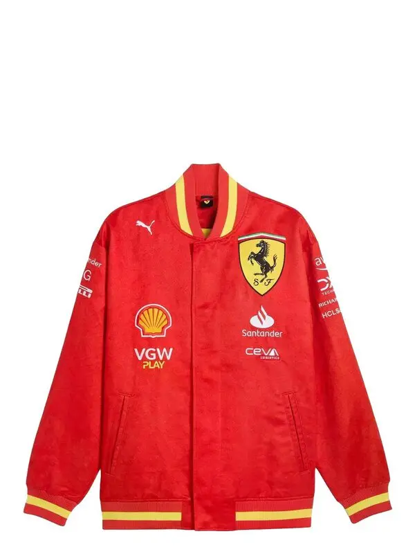 PUMA X Scuderia Ferrari Race Team Bomber Jacket - Red