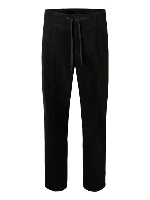 SELECTED Drawstring Trousers - Black