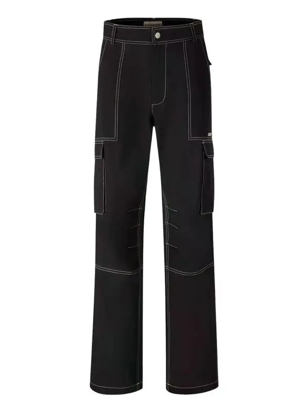 CARRER Straight-leg Trousers - Black