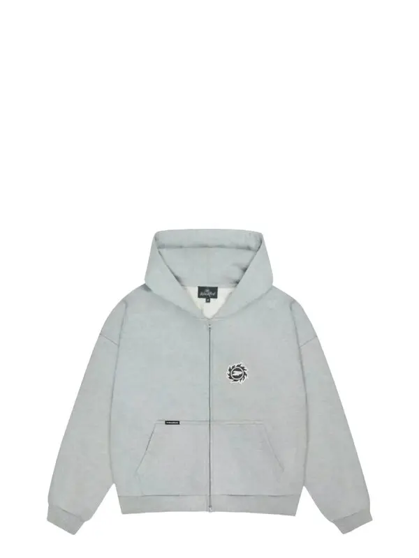 BROKEN PLANET Zip-up Hoodie - Grey
