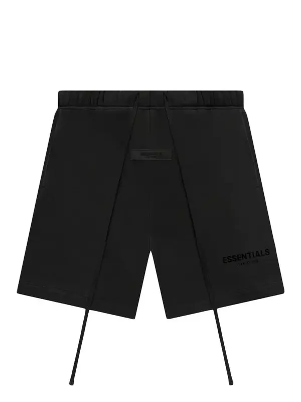 Fear Of God Logo Track Shorts - Black