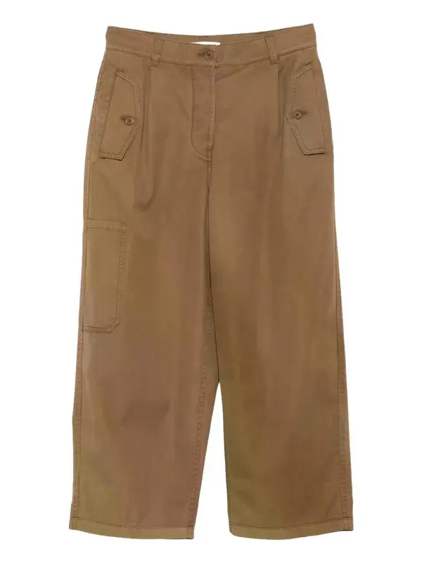 THE ROW Cropped Trousers - Brown
