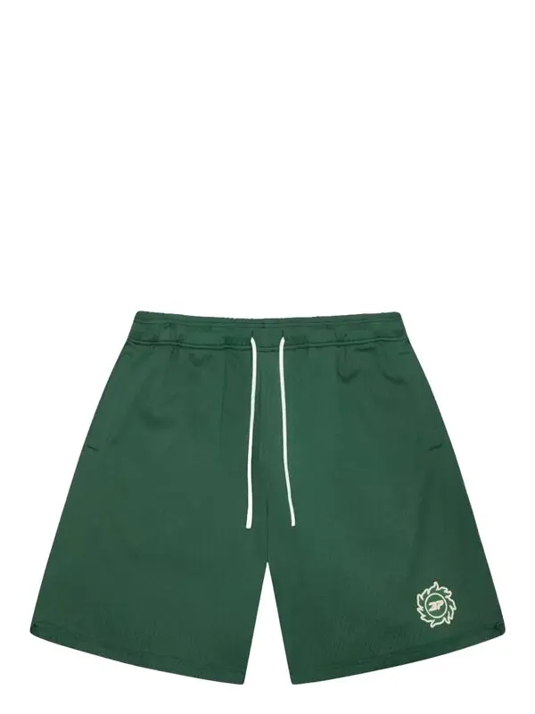 BROKEN PLANET Logo-detail Shorts - Green