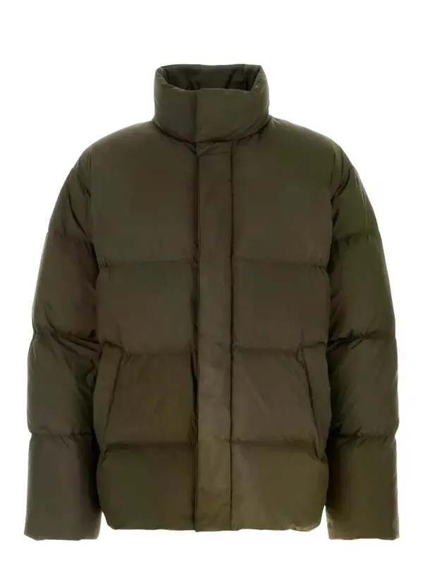 Saint Laurent High-neck Puffer Coat - Green