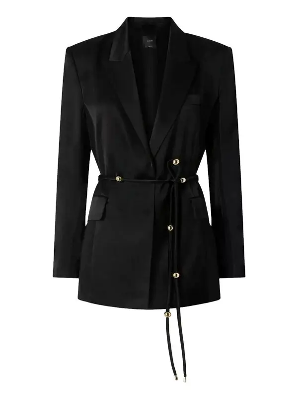 Pinko Tie-waist Blazer - Black