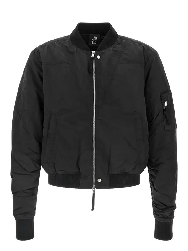 THOM KROM Ribbed J 75 Bomber Jacket - Black