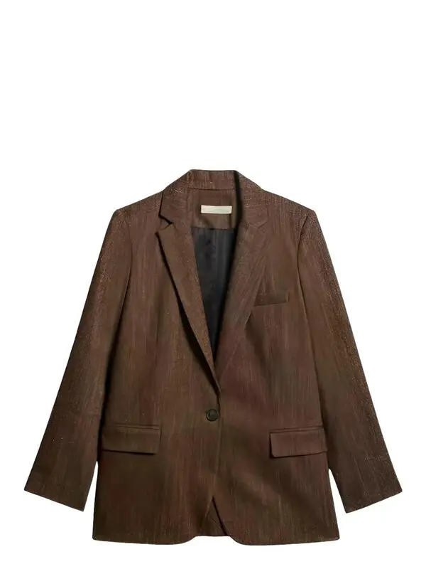 Vanessa Bruno Single-breasted Blazer - Brown