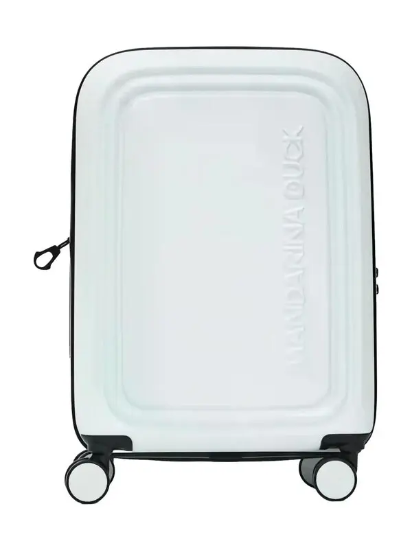 MANDARINA DUCK Embossed Logo Suitcase - White