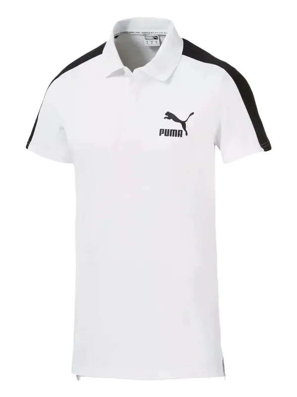 PUMA Iconic T7 Polo Shirt - White