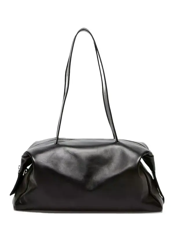 MINOBOSSI Leather Tote Bag - Black