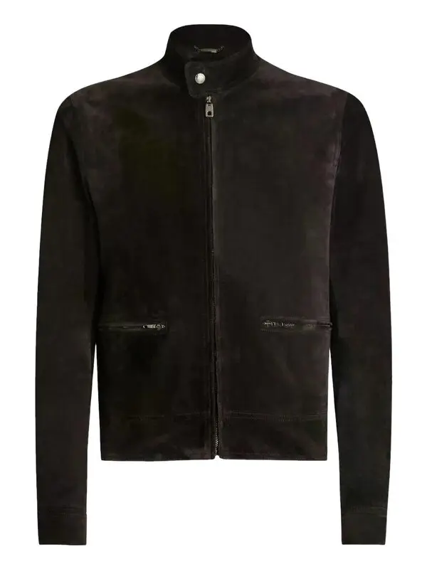 Dolce & Gabbana Suede Jacket - Brown