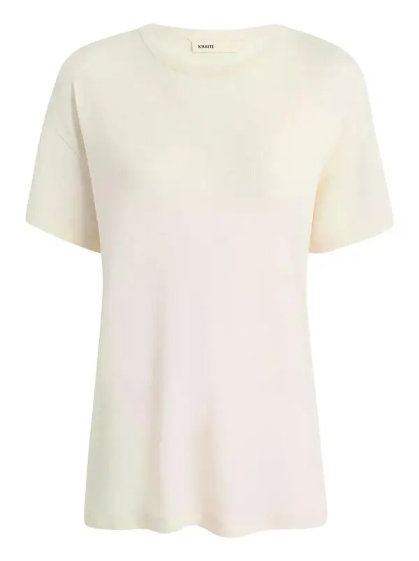 Khaite Maeve Short-sleeve T-shirt - Neutrals