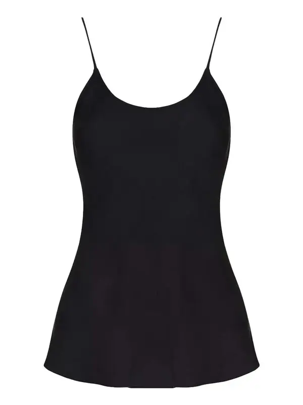 Giorgio Armani Spaghetti-strap Top - Black
