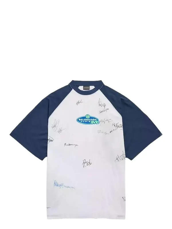 Balenciaga Banana Raglan-sleeve T-shirt - White