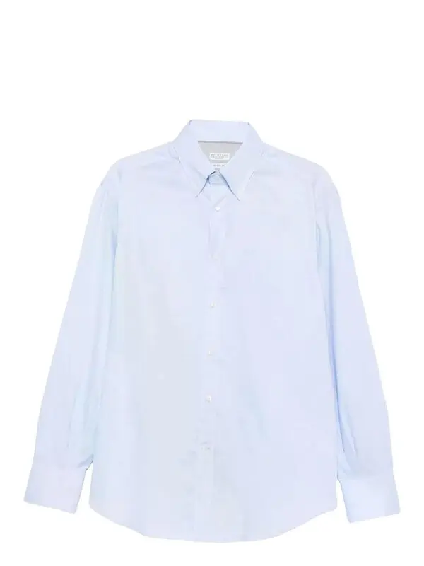 Brunello Cucinelli Long Sleeve Shirt - Blue