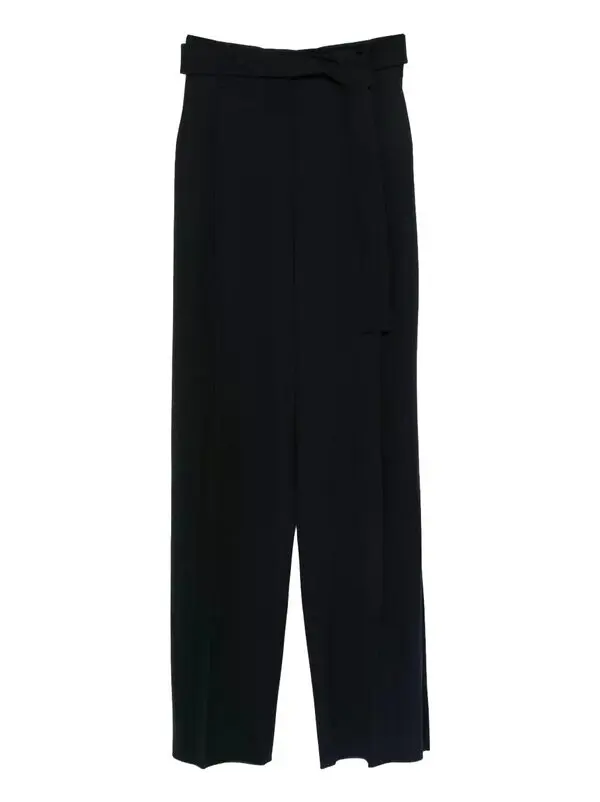 Emporio Armani Belted Pants - Blue