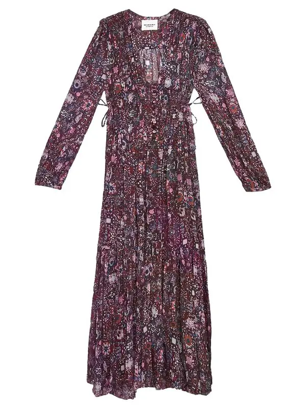 MARANT ETOILE Briane Midi Dress - Purple