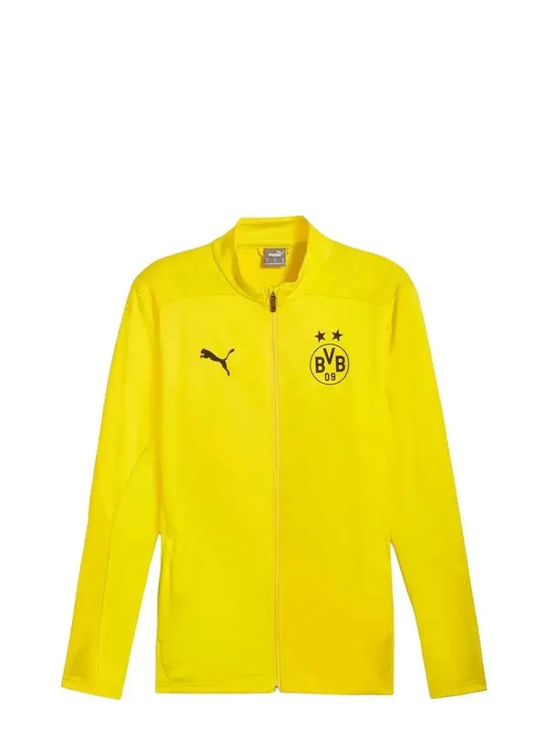 PUMA Borussia Dortmund Zip Sweatshirt - Yellow
