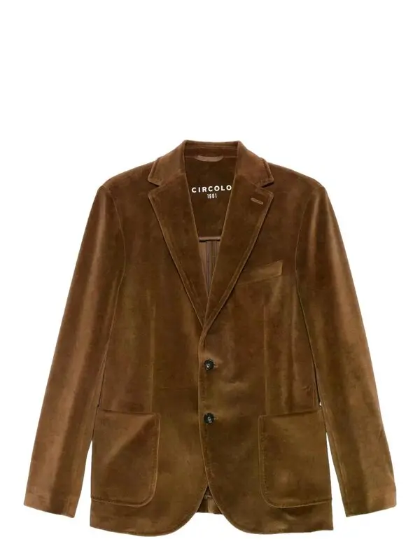 CIRCOLO 1901 Single-breasted Blazer - Brown