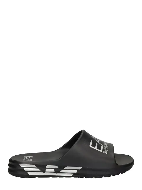 EA7 Logo Slides - Black