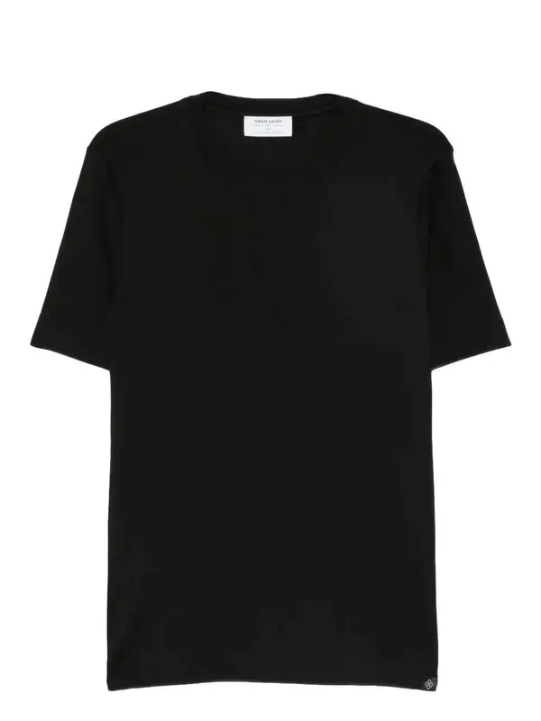 GRAN SASSO Crew-neck T-shirt - Black