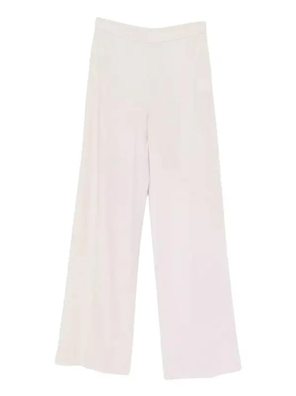 GRAN SASSO Elasticated-waistband Wide Leg Trousers - Neutrals