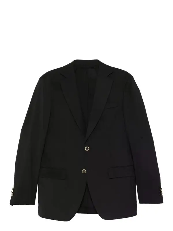 MARSEM Notched-lapel Single-breasted Blazer - Black