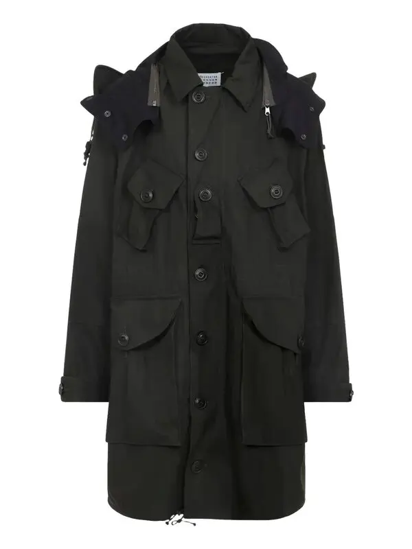 MAISON MARGIELA Hooded Jacket - Black