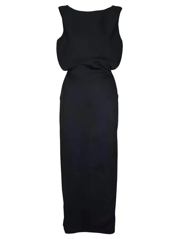 Khaite Fitted-waistband Midi Dress - Black