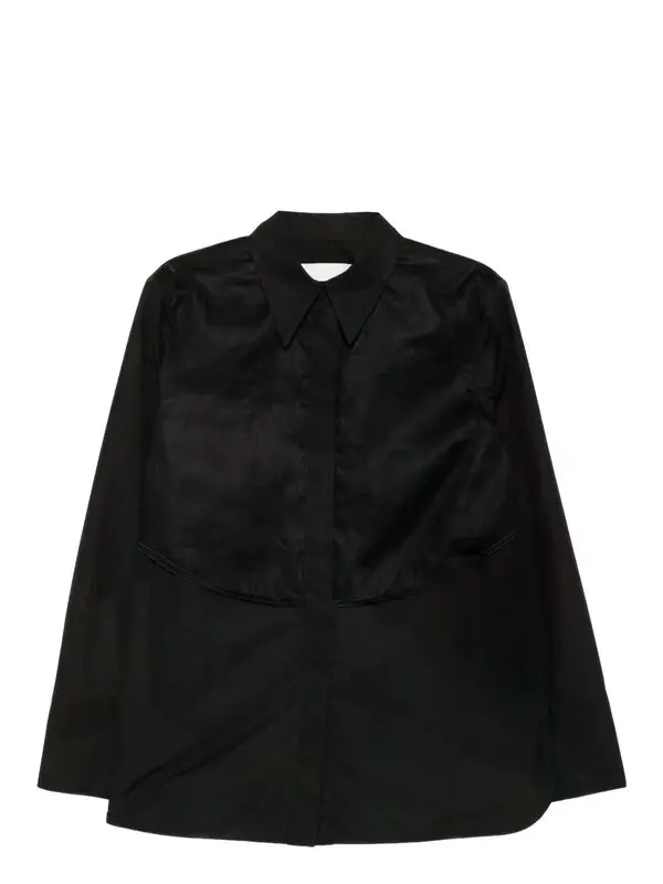 JIL SANDER Cotton Shirt - Black