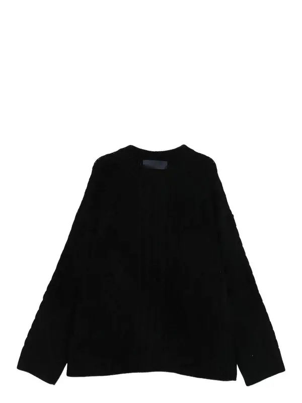 JUUN.J Cable-knit Sweater - Black