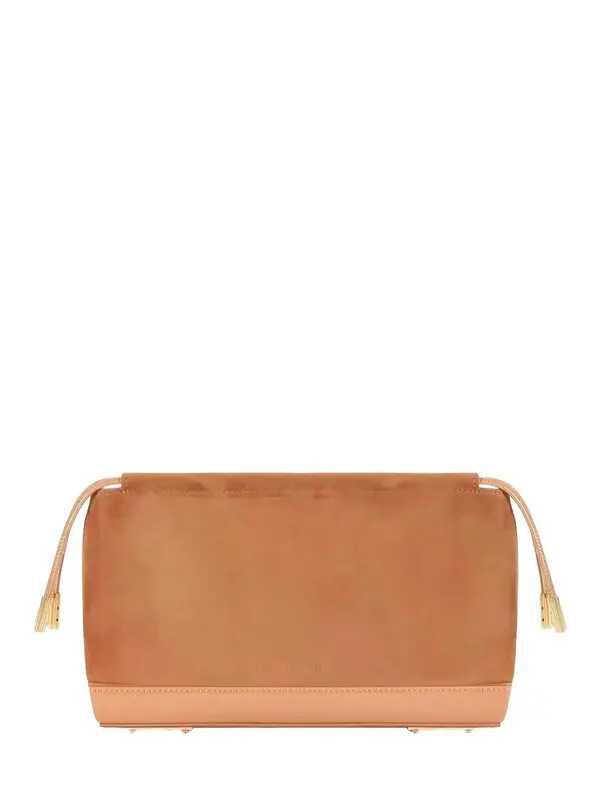 Elisabetta Franchi Logo-detail Pouch - Brown