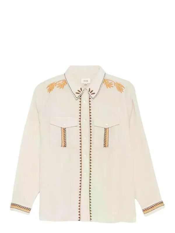 DIEGA Embroidered Shirt - Neutrals