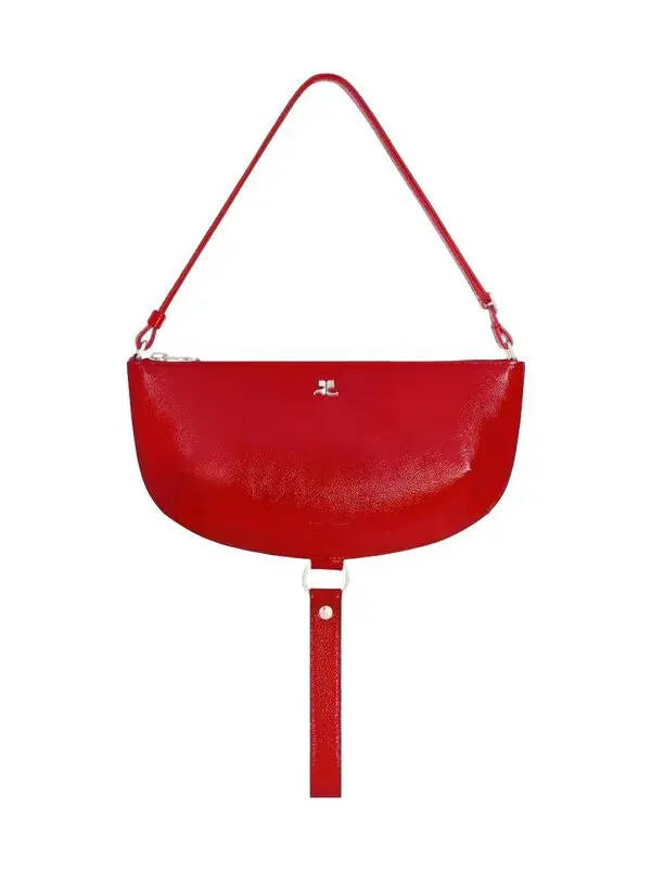 COURREGES Holy Eclipse Shoulder Bag - Red