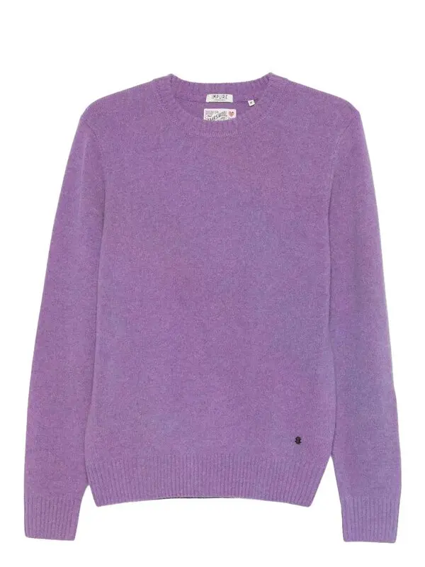 IMPURE Charlie Crew-neck Sweater - Purple