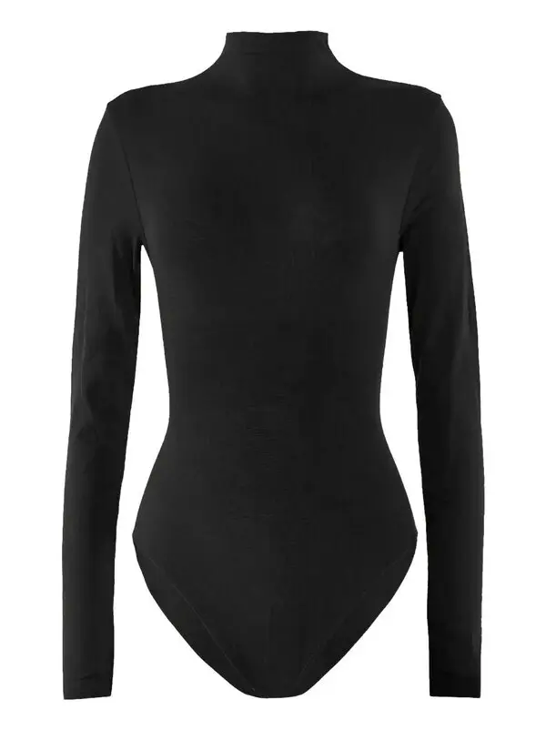 Wolford High-neck Long-sleeve Bodysuit - Black
