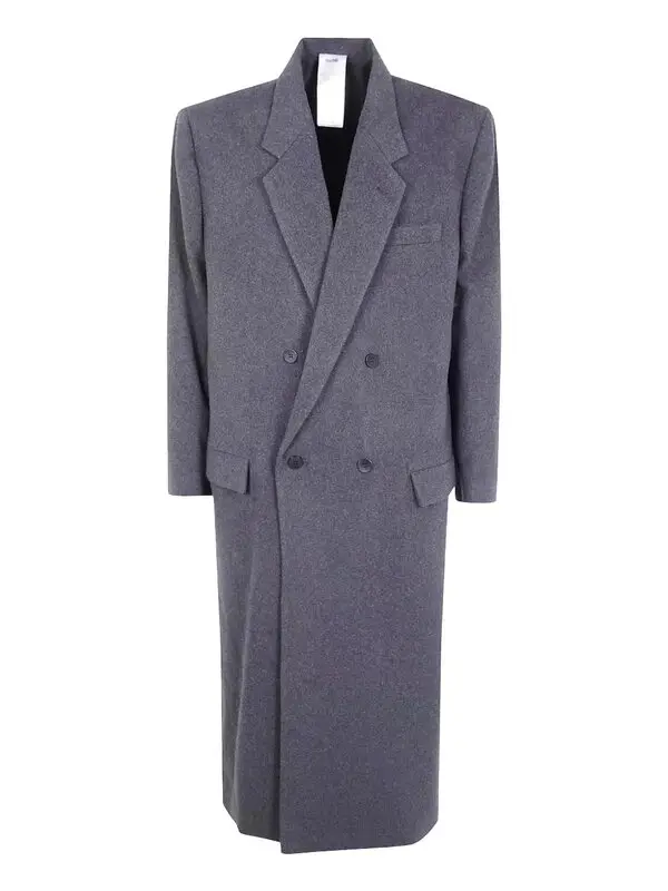 MAGLIANO Double-breasted Wool Coat - Grey