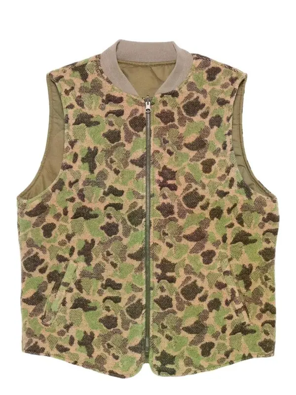 CHESAPEAKE'S Seawolf Camouflage Gilet - Green
