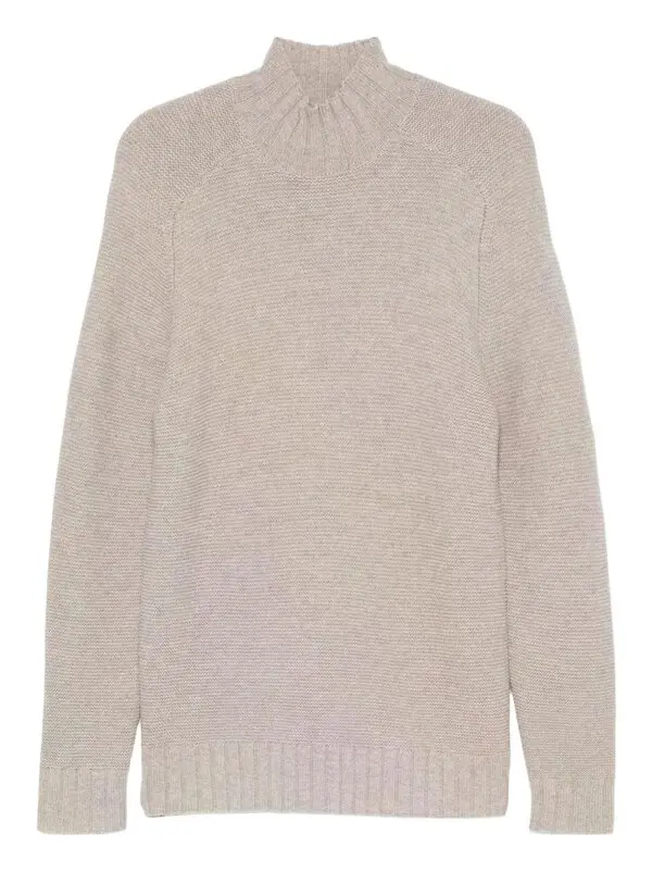 Alpha Studio High-neck Sweater - Grey
