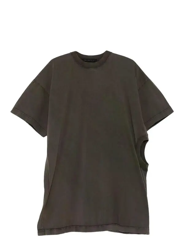 ALAINPAUL Draped T-shirt - Brown