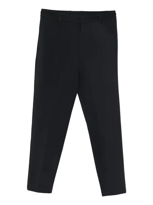 Emporio Armani Pressed-crease Trousers - Blue