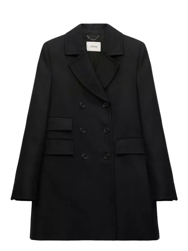 Dorothee Schumacher Double-breasted Felted Coat - Black